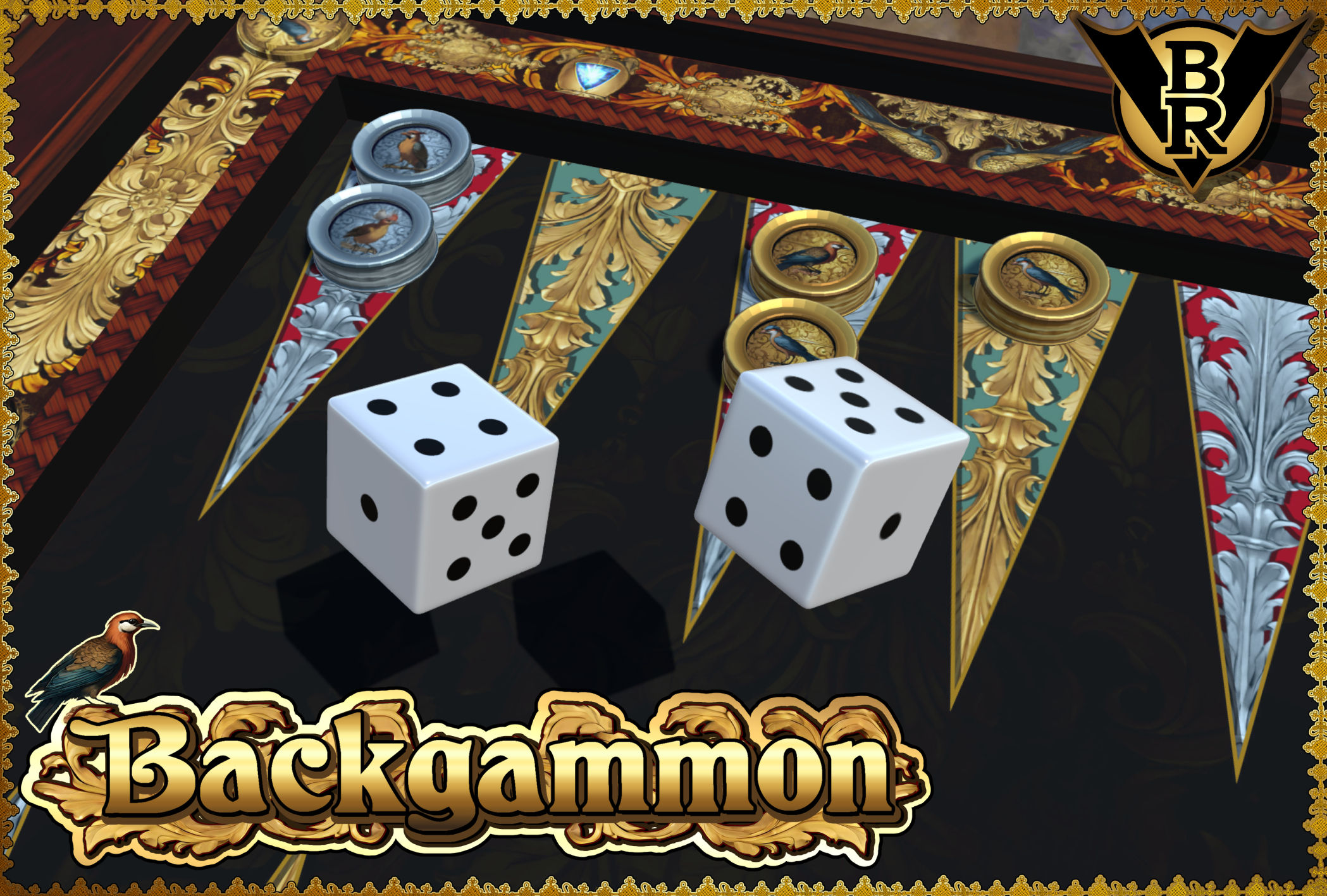 Backgammon – Golden Birds – Skull Crew Studios